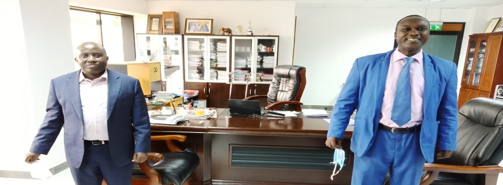 The CEO of KoTDA, Eng. John Tanui paid a courtesy call to the Director ...