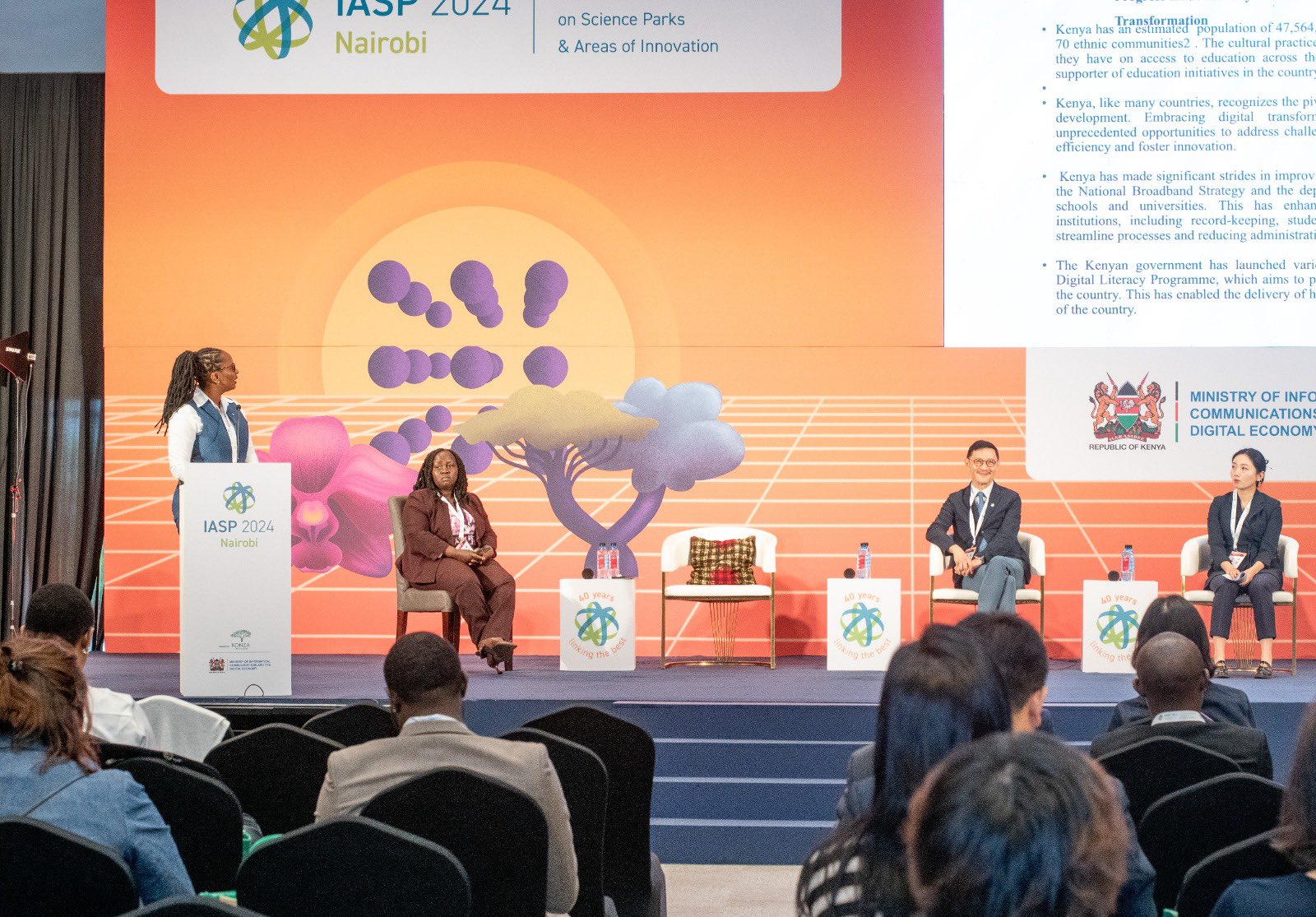 NACOSTI STAFF PRESENTING A PAPER DURING THE 41ST IASP WORLD CONFERENCE